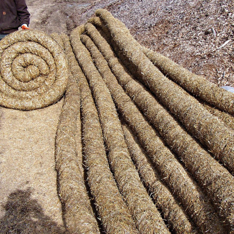 Straw Wattle Erosion Control Blankets - San Jacinto Environmental Supply